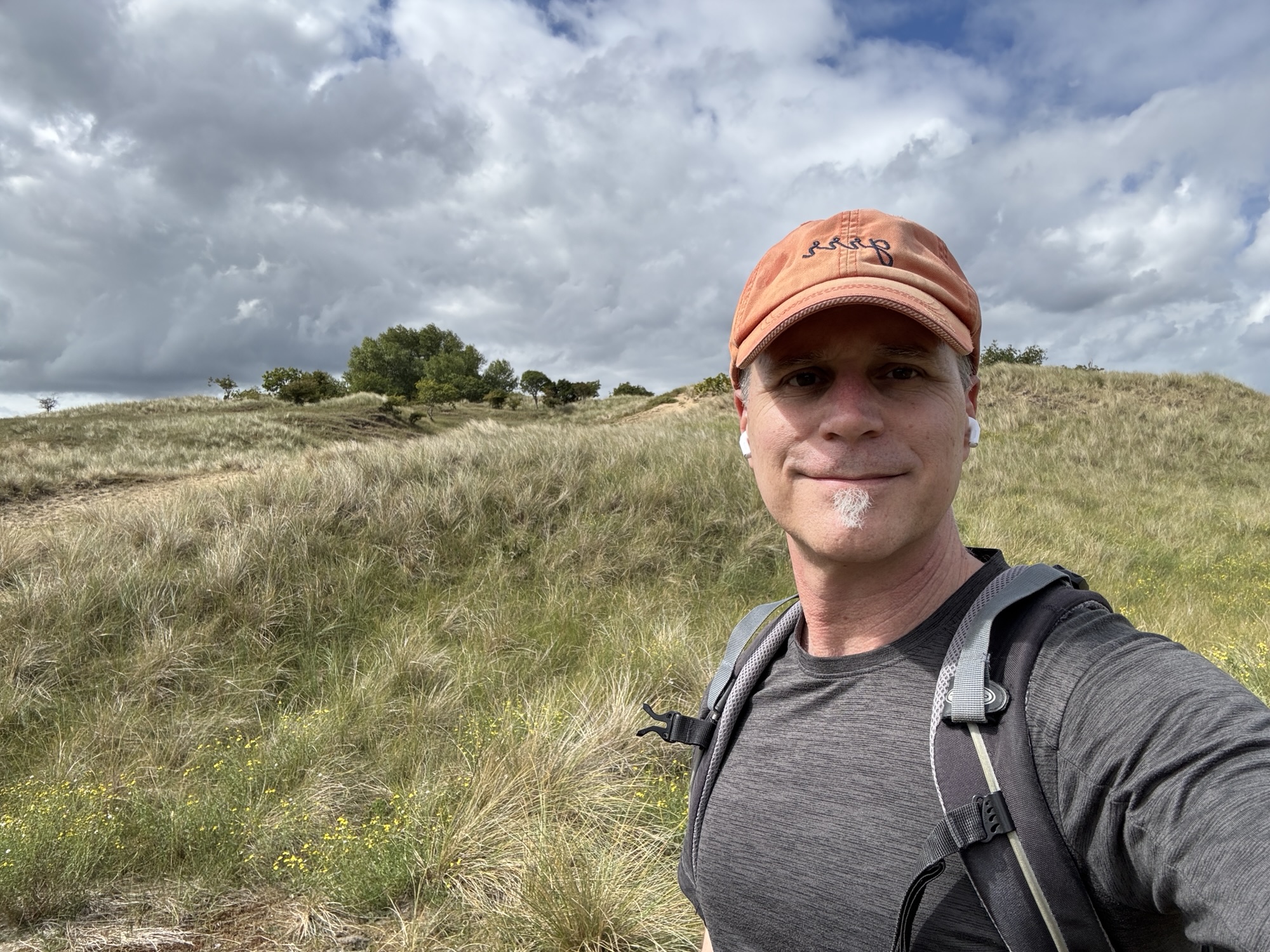Hiking with the deer | The Adventures of Lorie and Brian Groth